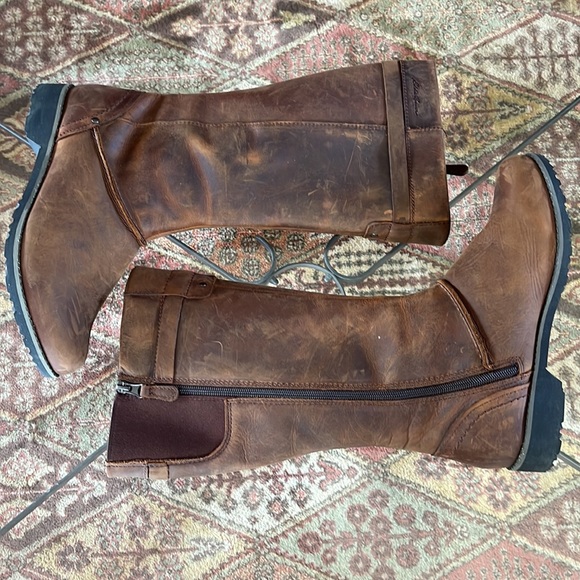 Eddie Bauer | Shoes | Nwot Size 9 Eddie Bauer Leather Trace Boot ...